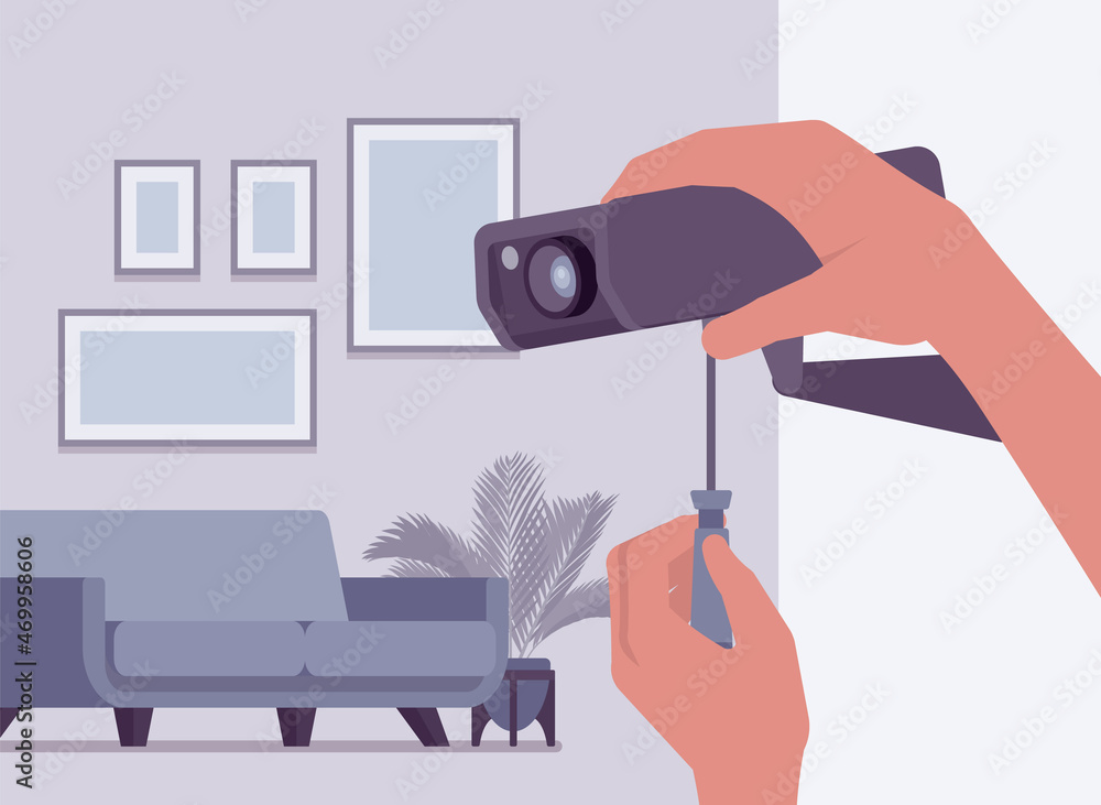 CCTV, indoor bullet camera installation service, home surveillance and ...