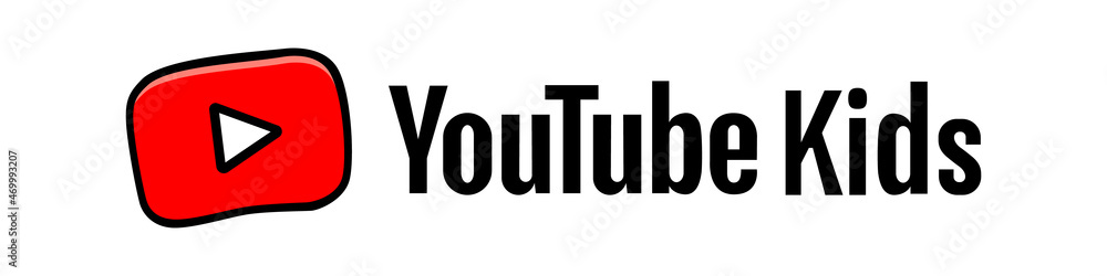 Vector logo YouTube Kids. YouTube Kids logo on an isolated background ...