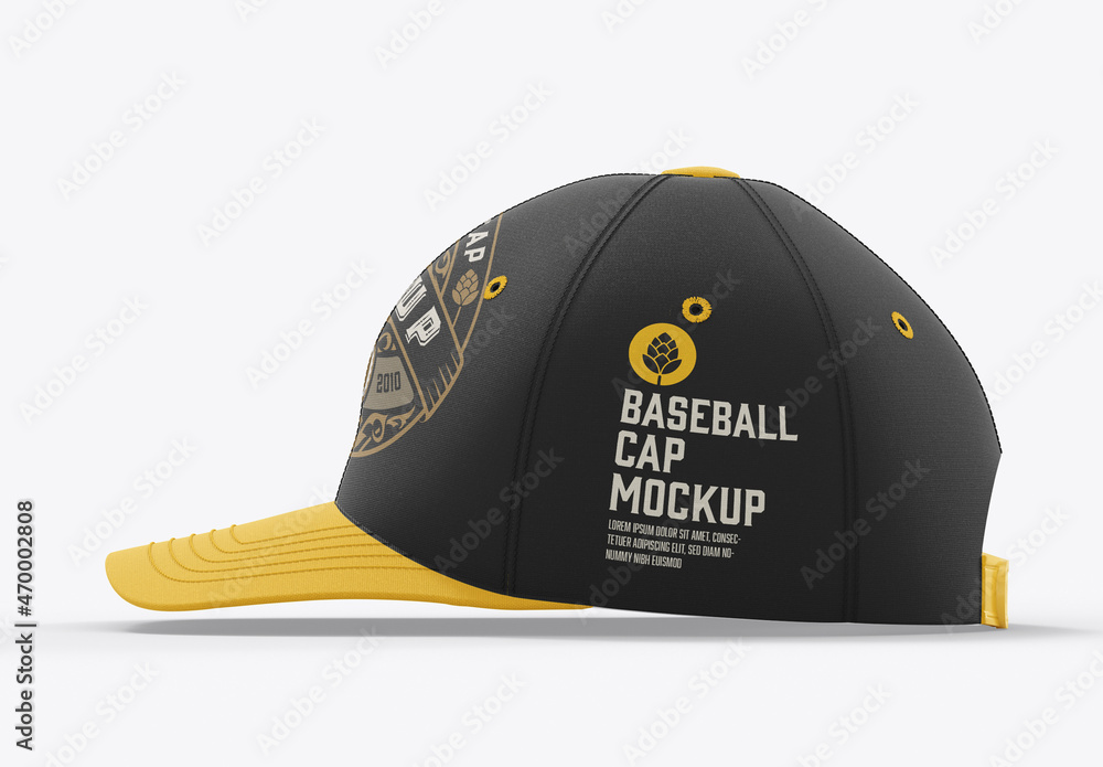 Sport Cap Mockup Stock Template | Adobe Stock