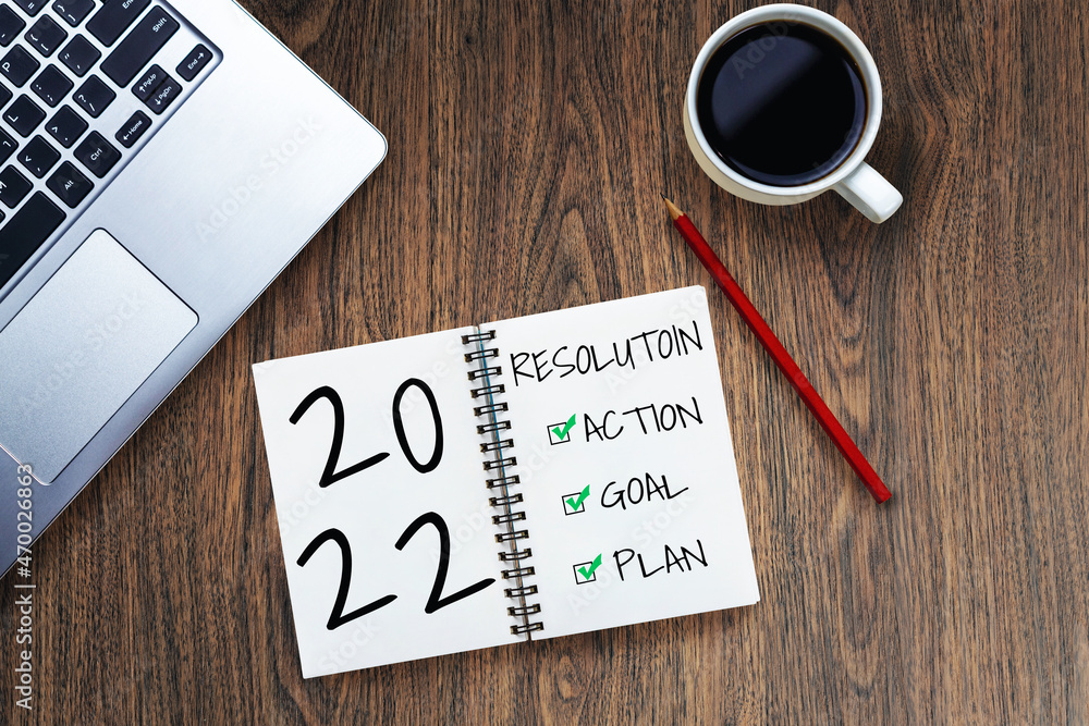 2022 Happy New Year Resolution Goal List and Plans Setting - Business ...