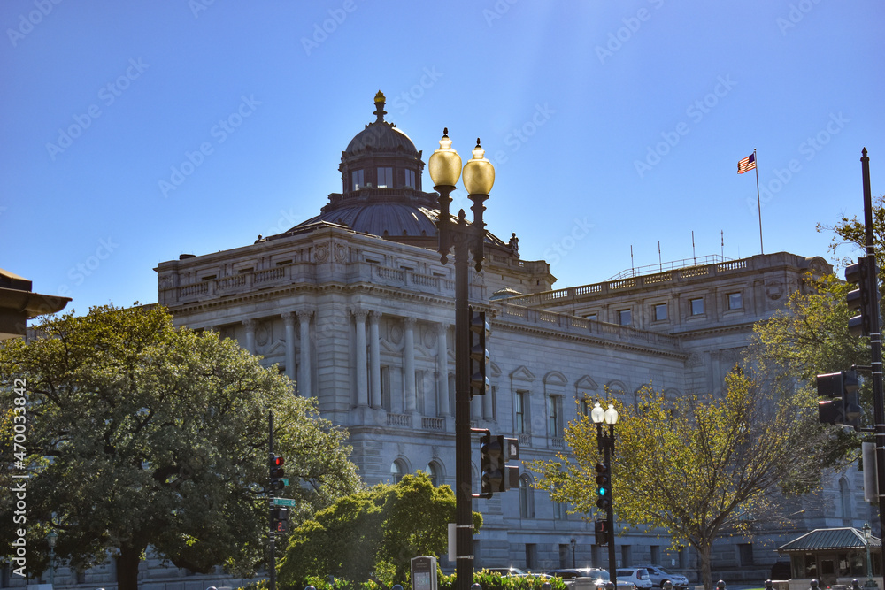 Washington, DC, USA - November 1, 2021: Thomas Jefferson Building of ...