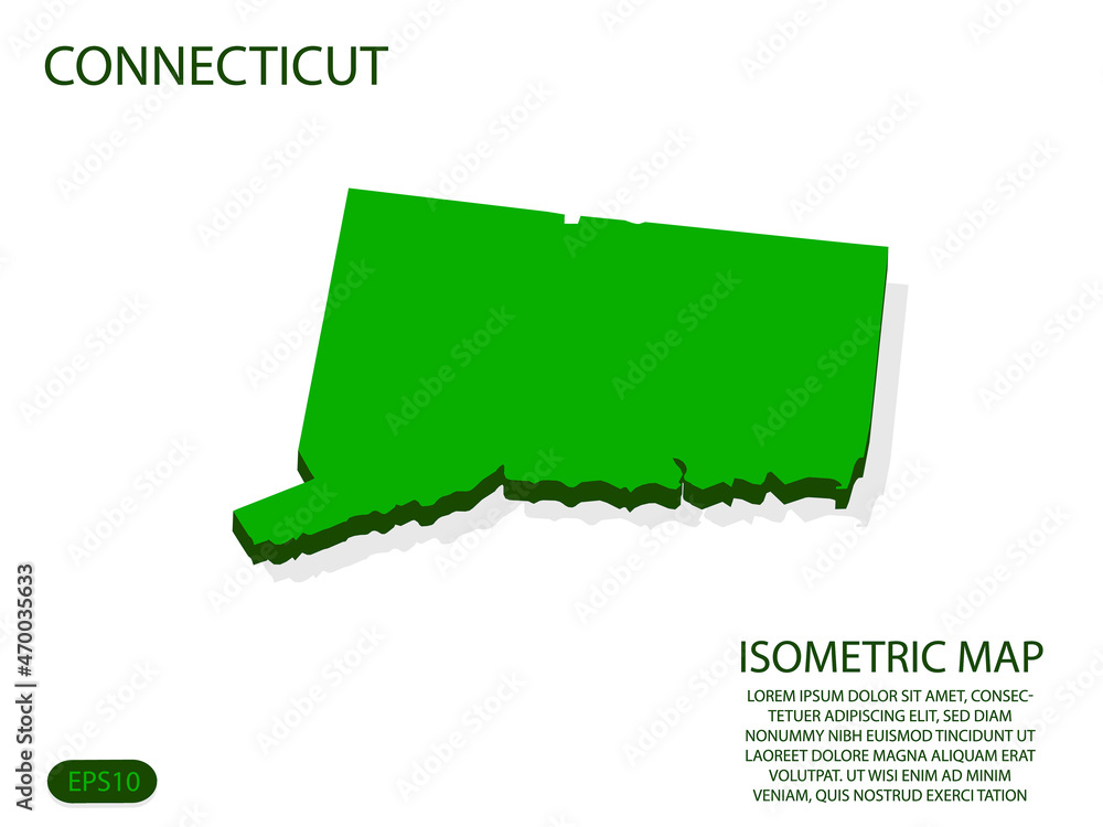 connecticut blank map