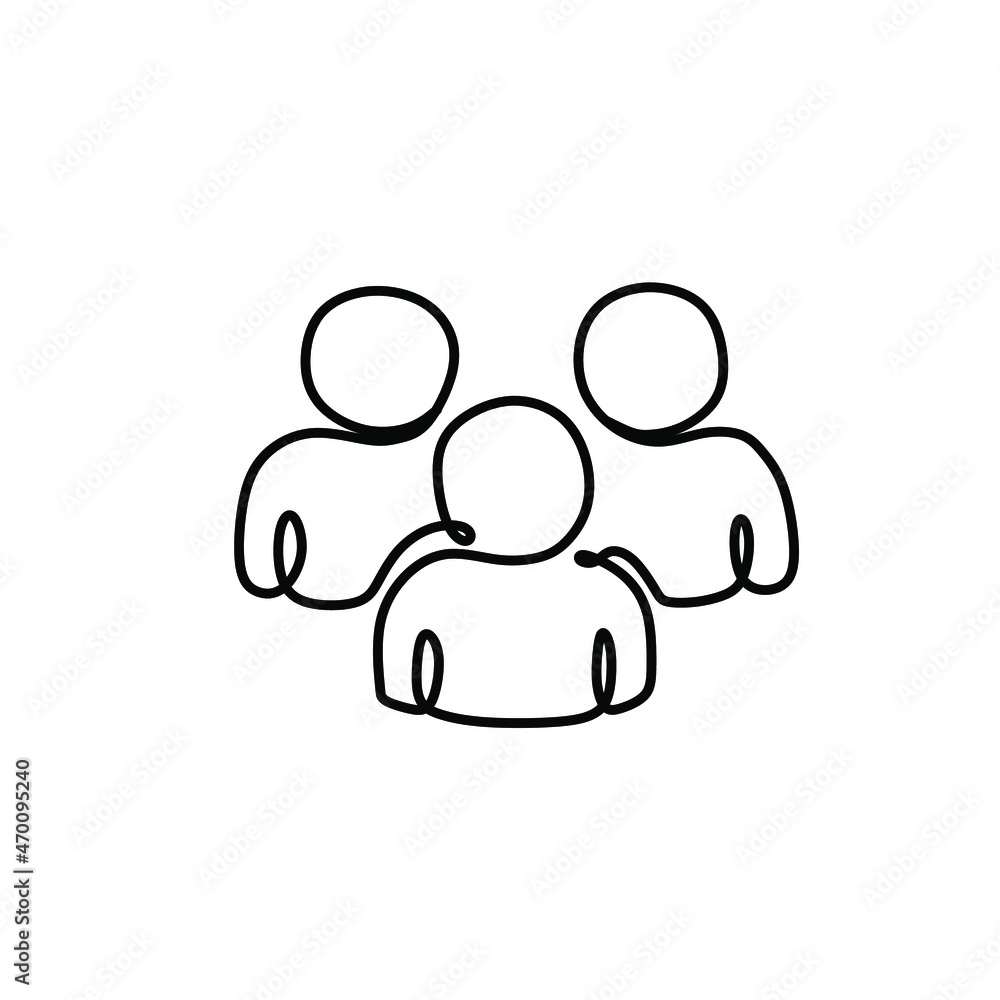 Single Black And White Business Icons