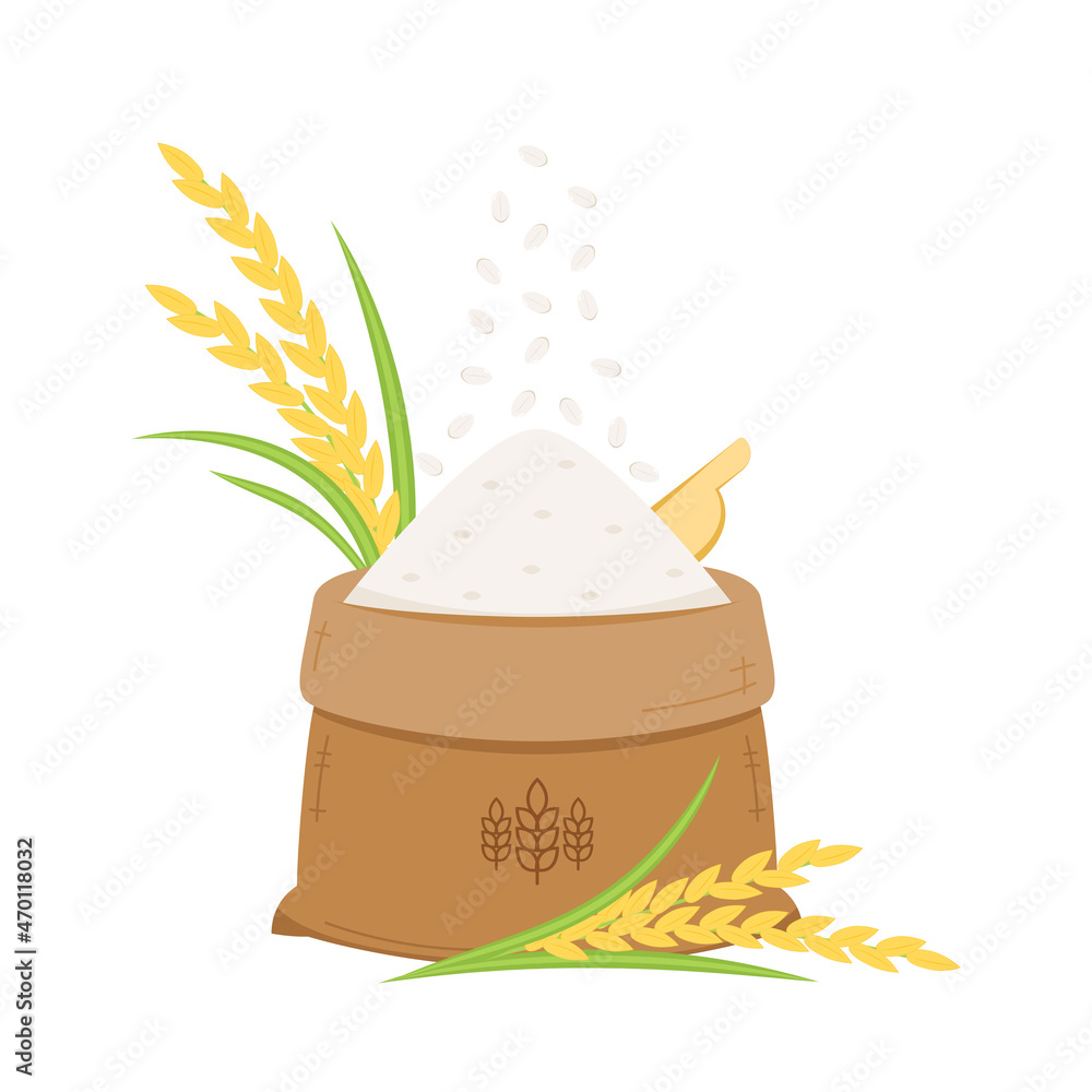 Rice Bag Clipart