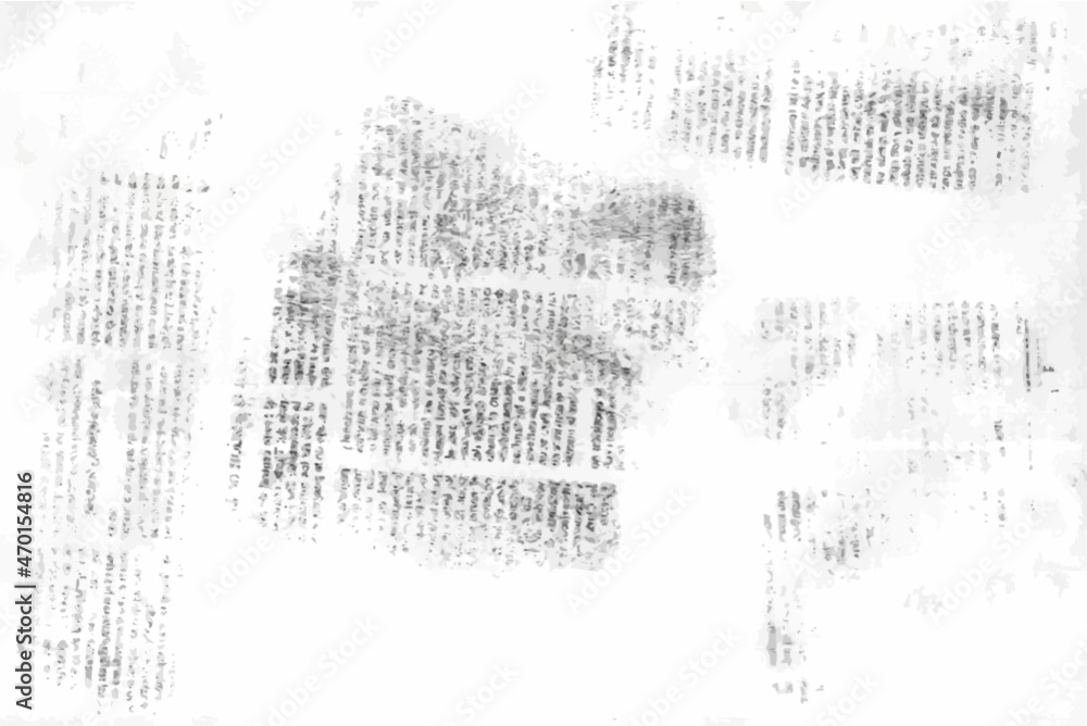 Fondo de textura de periódico, textura de letras ilegibles sobre papel ...