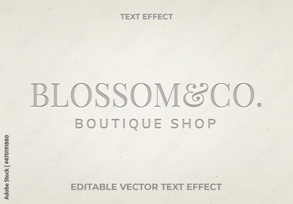 Editable Boutique Business Logo Stock Template | Adobe Stock