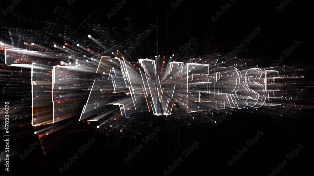 4k Metaverse word tag cloud;Software as a Service.The Matrix binary ...