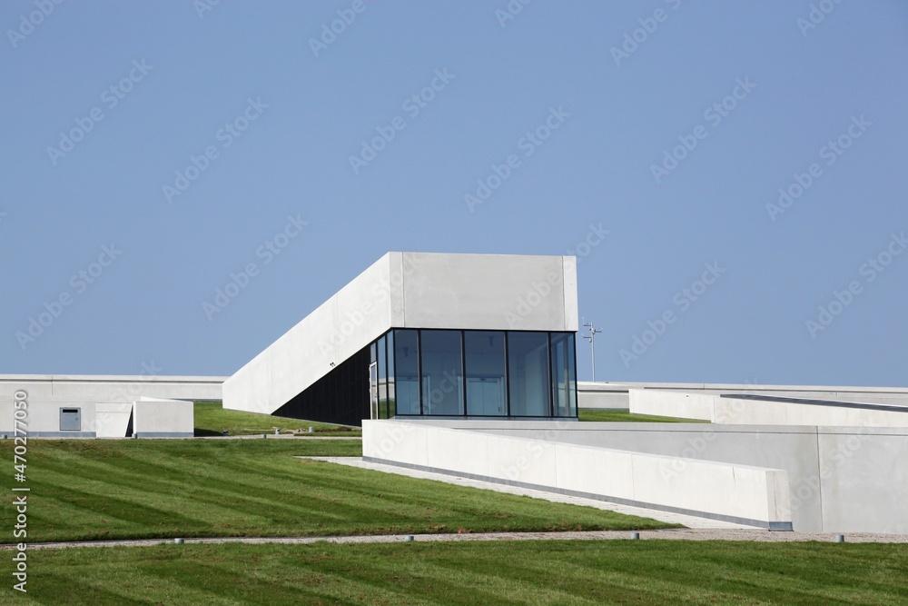 Aarhus, Denmark - September 18, 2014: Moesgaard Museum is situated at ...