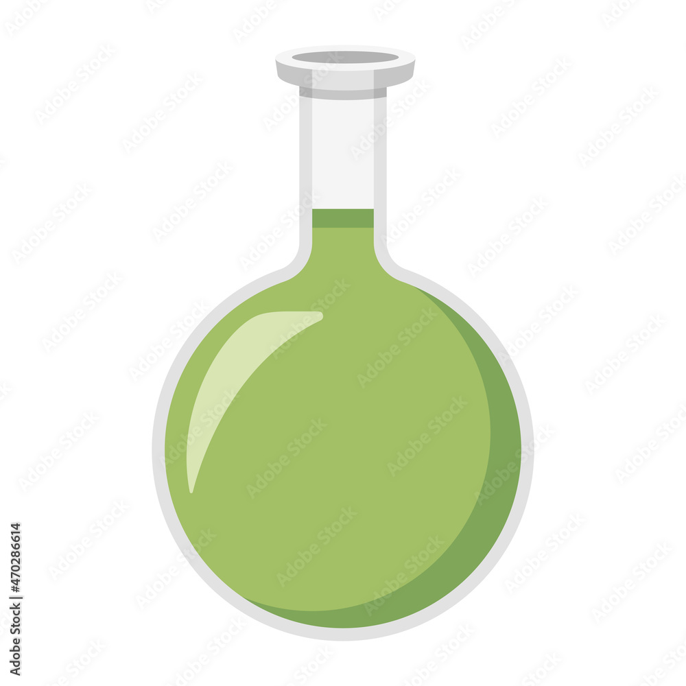beaker round bottom flask for chemical experiment Stock Vector | Adobe ... beaker round bottom flask for chemical experiment Stock Vector | Adobe ...