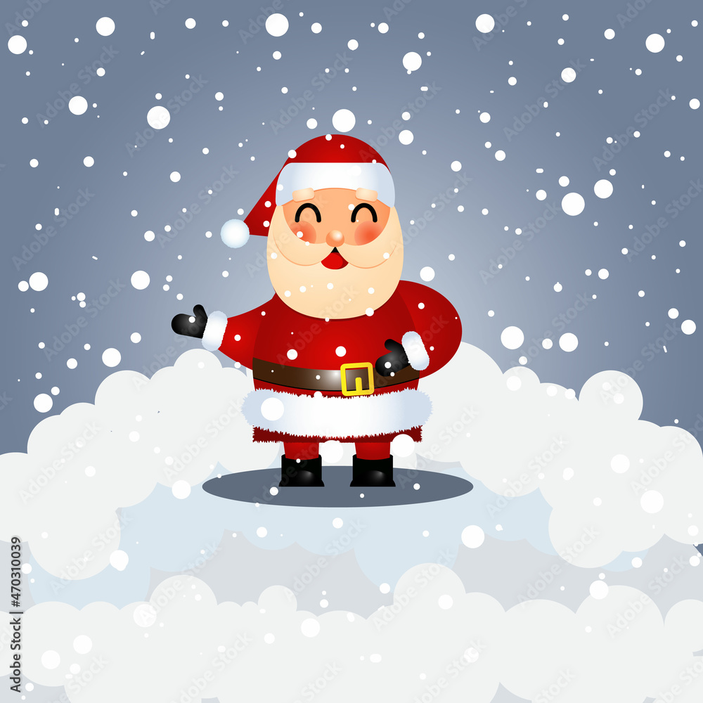 vector winter new year background illustration merry holiday banner ...