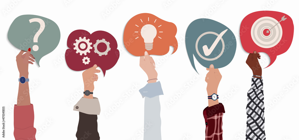 Challenge and choice strategy metaphor for solving problems. Team ...