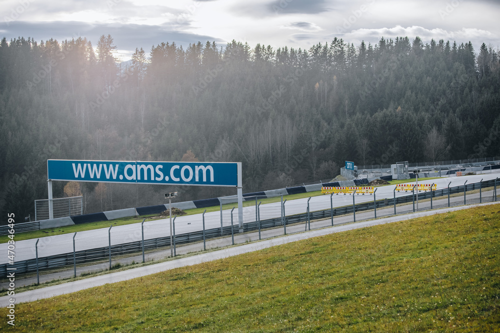 SPIELBERG, AUSTRIA - Nov 20, 2021: The Red Bull Ring is a motorsport ...