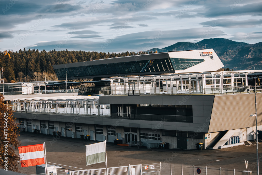SPIELBERG, AUSTRIA - Nov 20, 2021: The Red Bull Ring is a motorsport ...