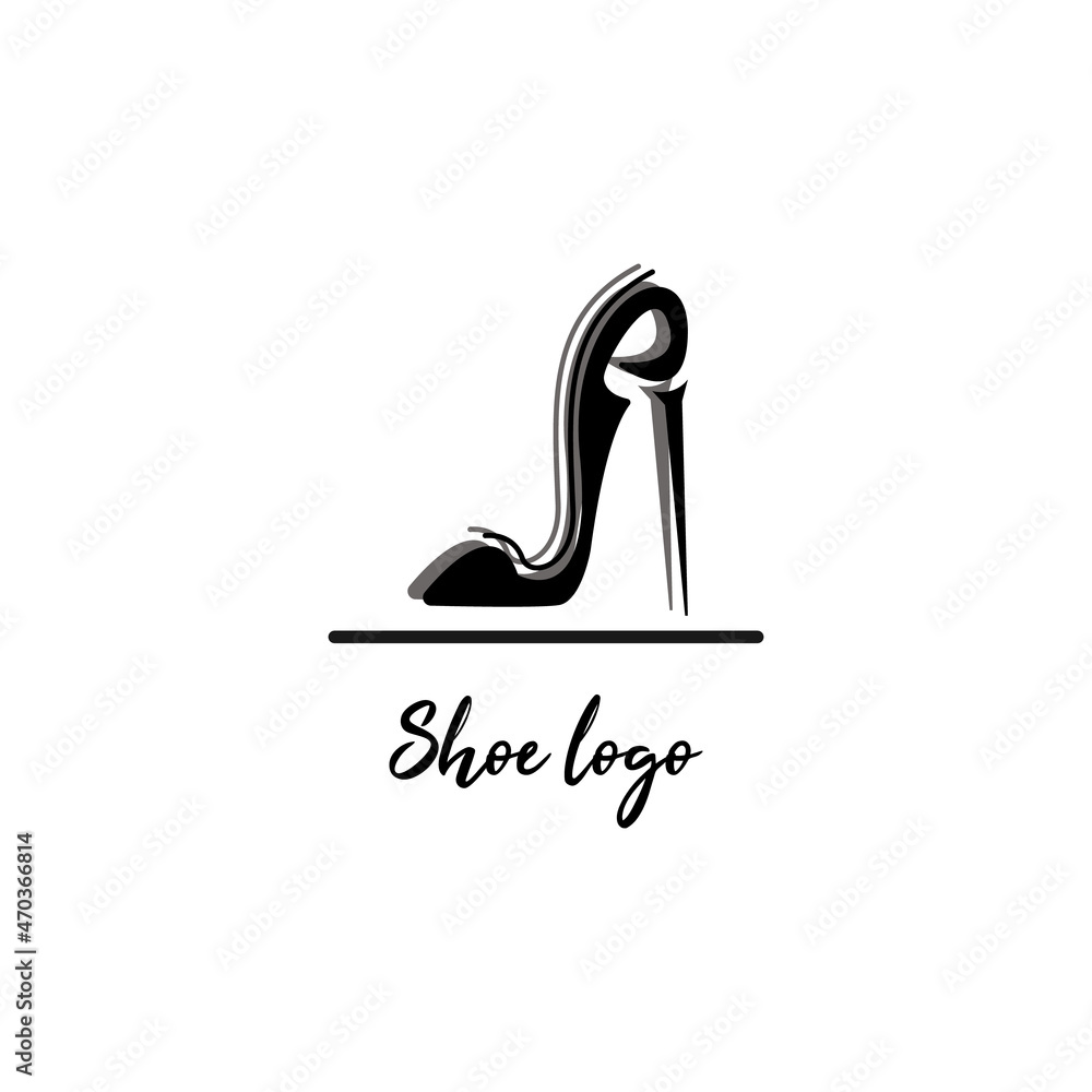 Shoe logo Stock Illustration | Adobe Stock