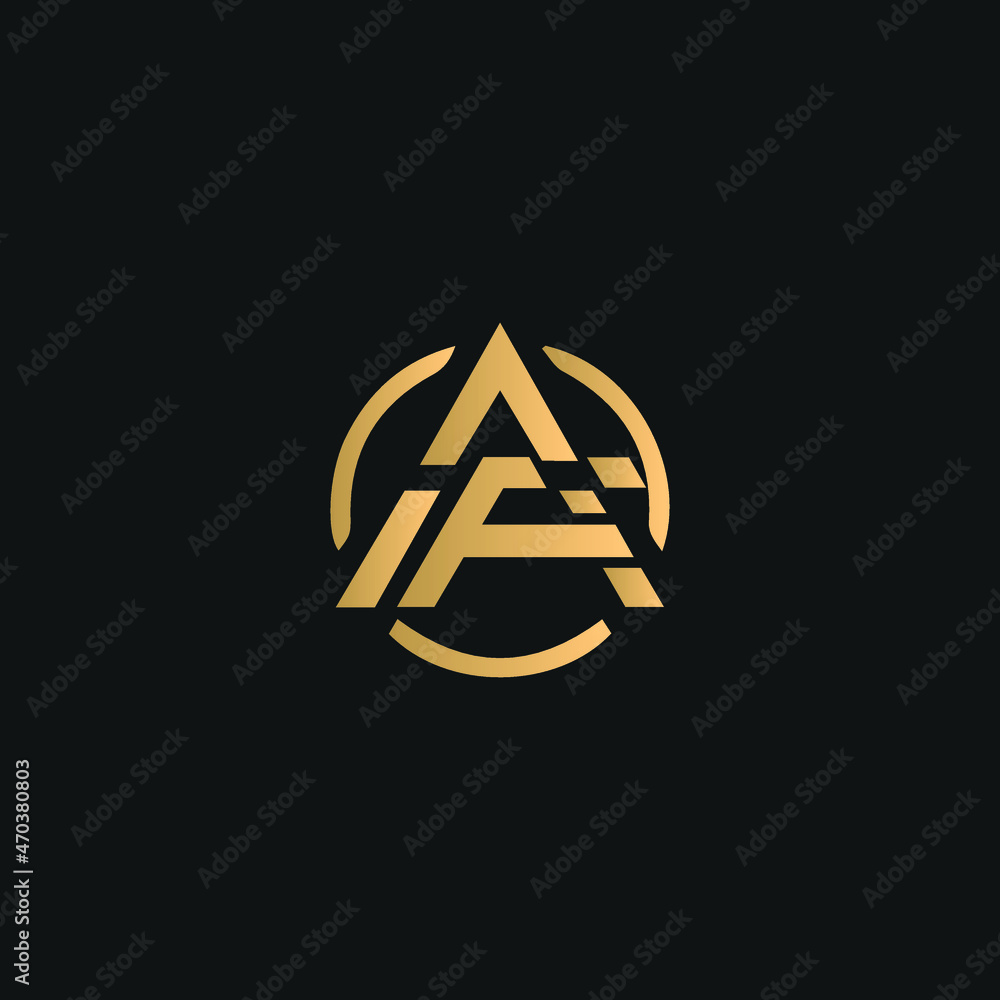 af logo vector, af circle vector Stock Vector | Adobe Stock