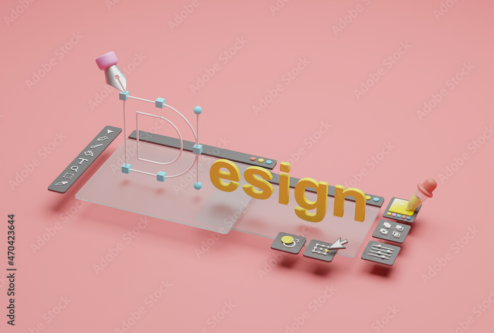 Graphic designer creative creator design logo artwork curve pen tool ...