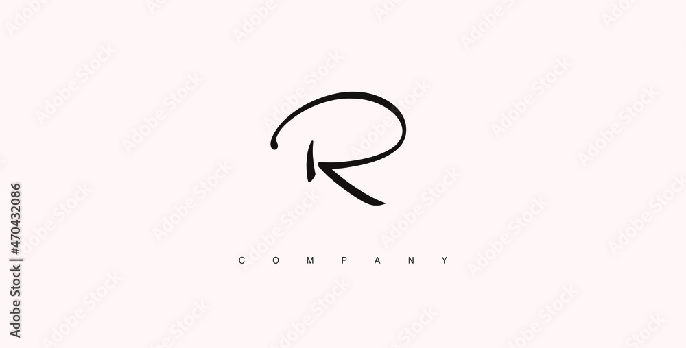 Initial R logo design vector Stock Vector | Adobe Stock