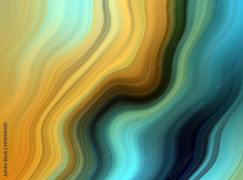 Color Flow Dynamic. Liquid Screen series. Artistic abstraction composed ...