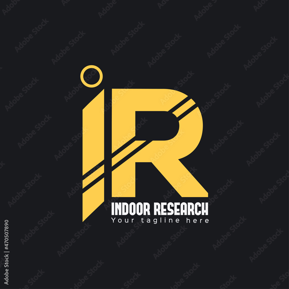 IR Creative Logo Stock Vector | Adobe Stock