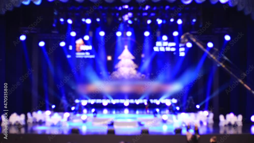 Texture blurs, blurred highlights scenic concert lights and smoke Stock ...