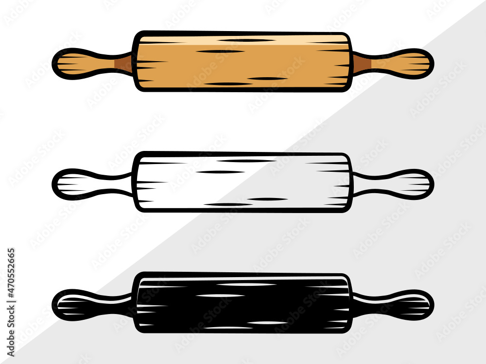Rolling SVG | Kitchen Svg | Baking Svg | Bundle | Rolling Pin Clipart ...
