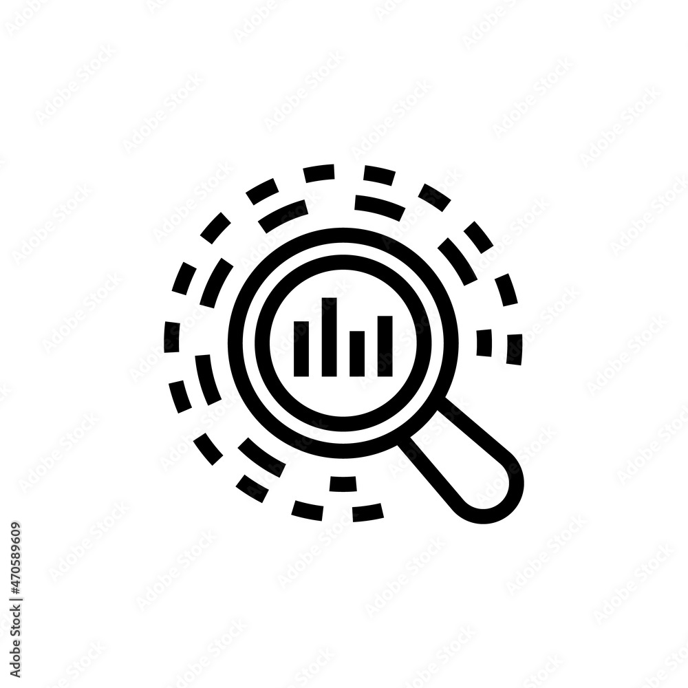Data Insight icon in vector. Logotype Stock Vector | Adobe Stock