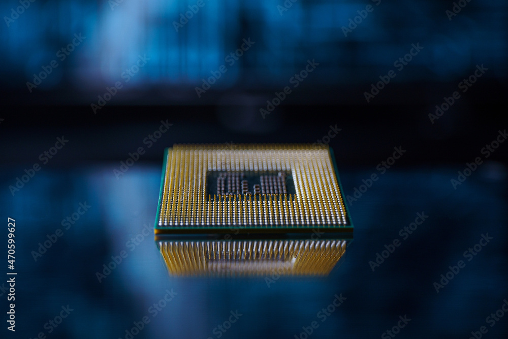 Computer micro chipset. A chipset is a set of electronic component that ...