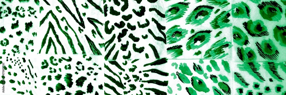 Animal Textile Background. White Leopard Pattern. Stock Illustration ...