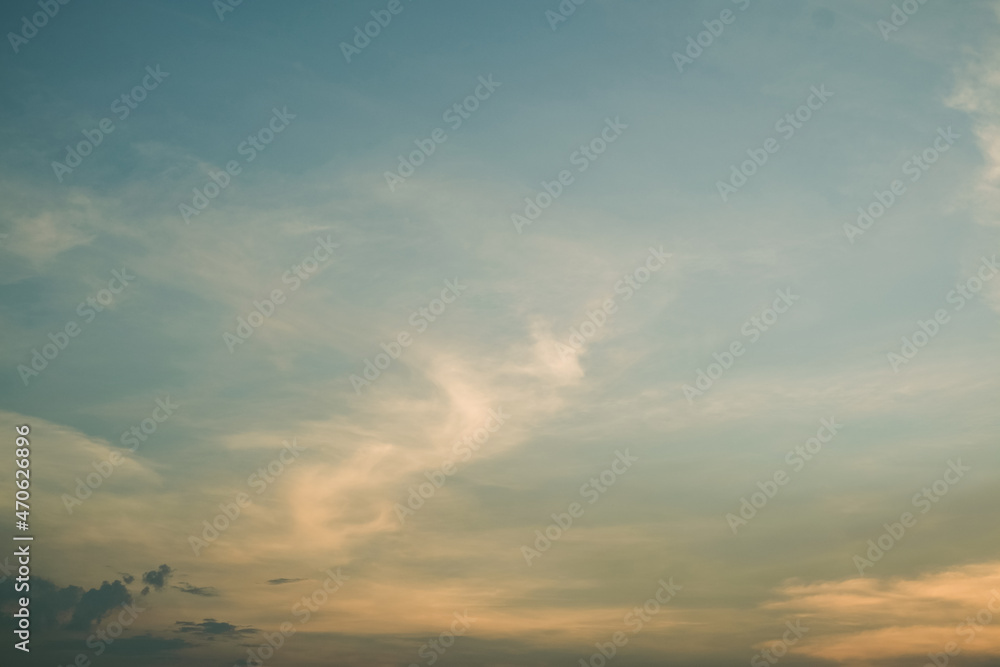 Beautiful sky with cloud. Nice sky with soft cloud for background ...