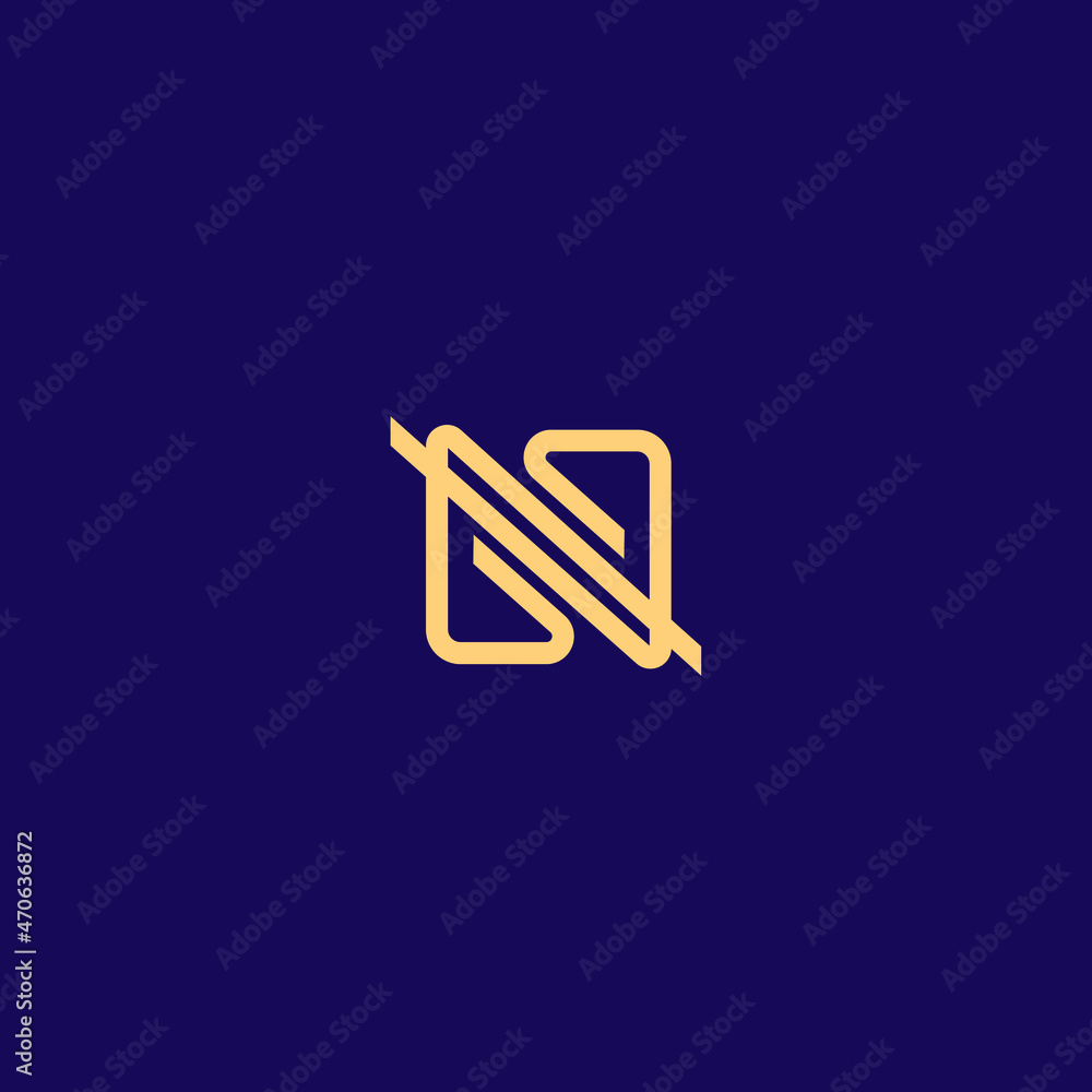 New Minimal Letter N Logo and NN Logo Design in Green Color. Great ...