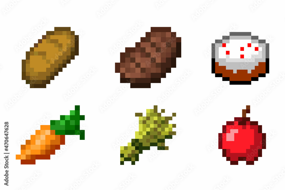 Minecraft Food Icons