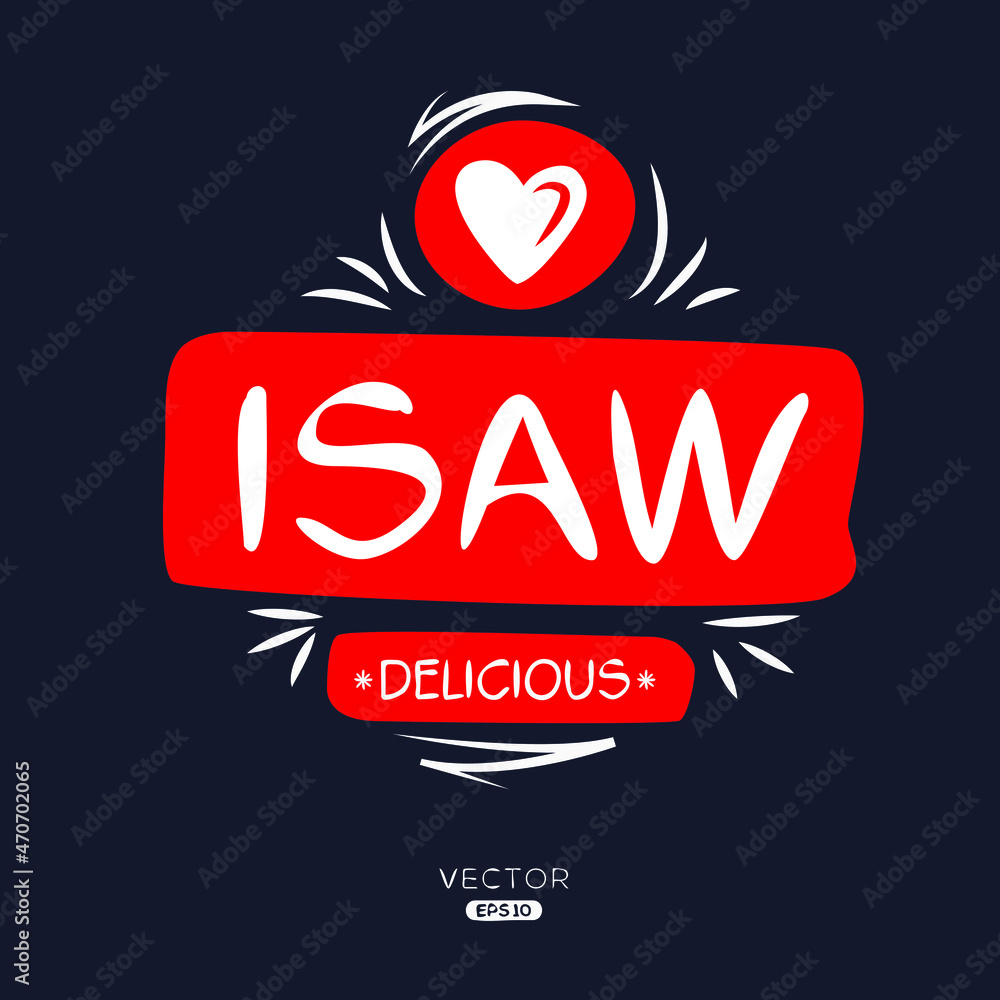 Creative (Isaw) logo, street food from the Philippines, vector ...