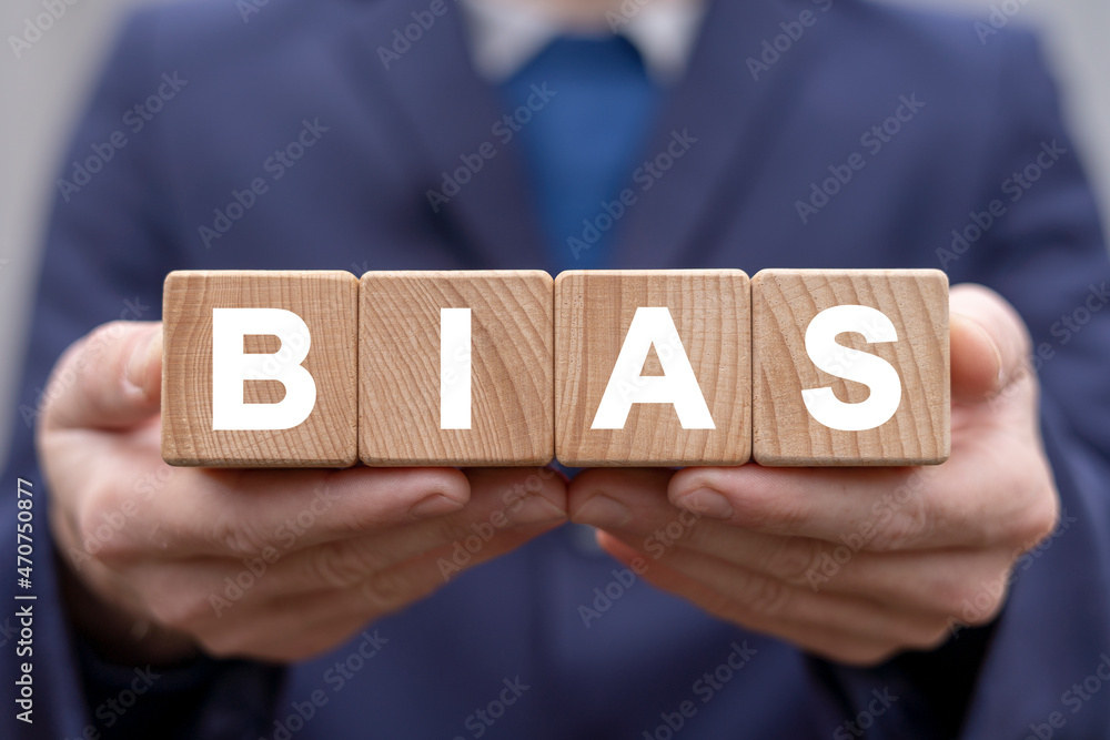 Concept of bias. People biases and facts. Prejudice, Bias ...