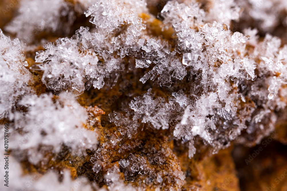 textura de copos de nieve, comida congelada, escarcha Stock Photo ...