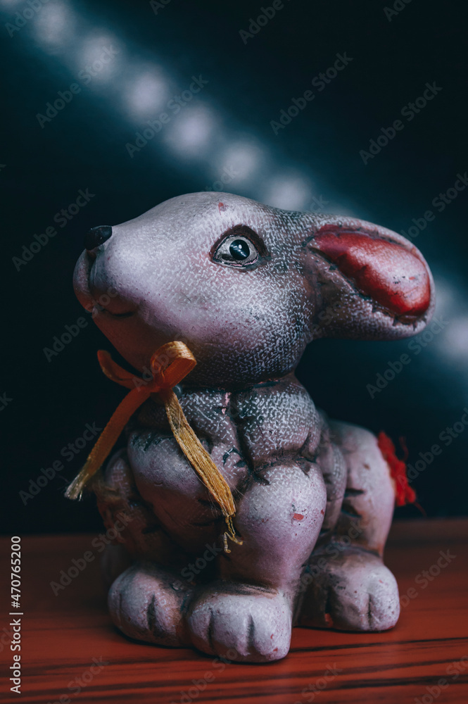 rabbit piggy bank Stock Photo | Adobe Stock