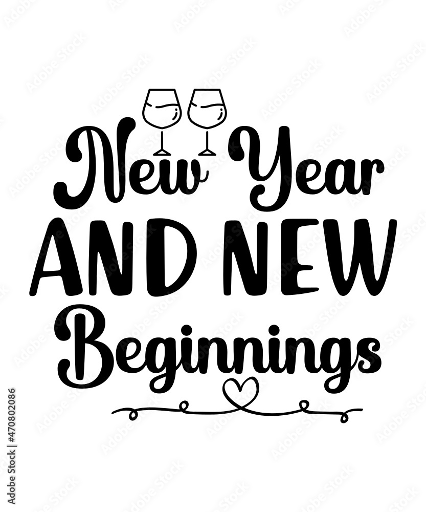 New year SVG bundle, New year matching family svg, New year svg, new ...
