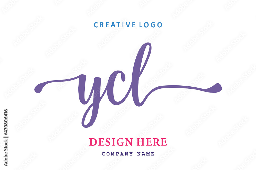 YCL lettering logo is simple, easy to understand and authoritative ...