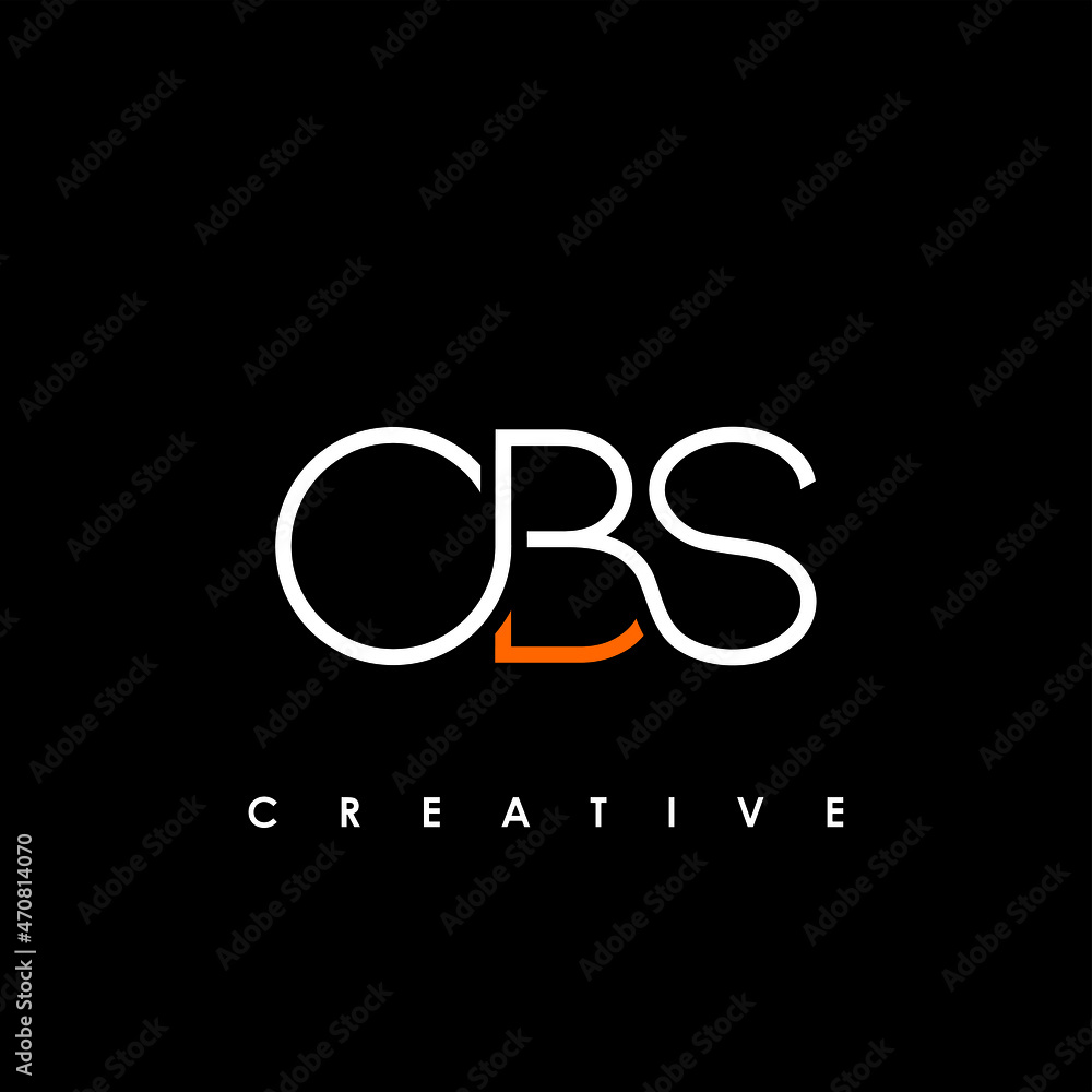 OBS Letter Initial Logo Design Template Vector Illustration Stock ...