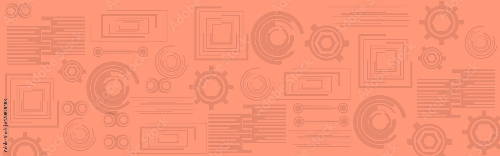 Abstract technical banner. Transparent elements texture. Modern trendy ...