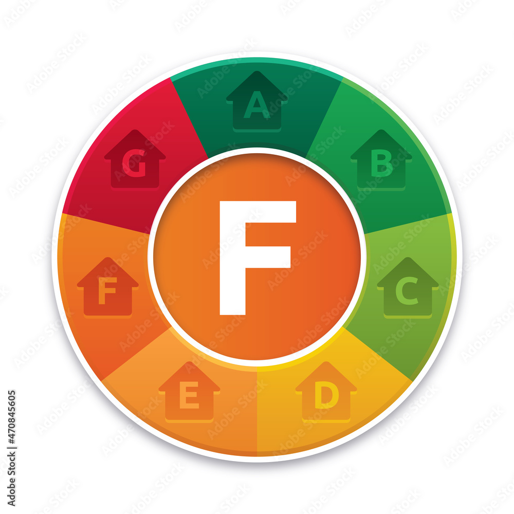 Energy Performance Certificate Vector Image Of A Circular Energy