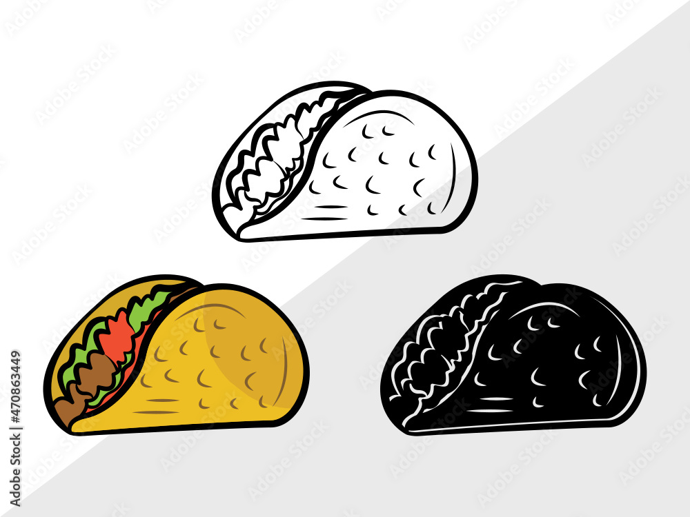 Taco SVG | Mexican Food Svg | Taco Tuesday Svg | Tacos Svg | Taco ...