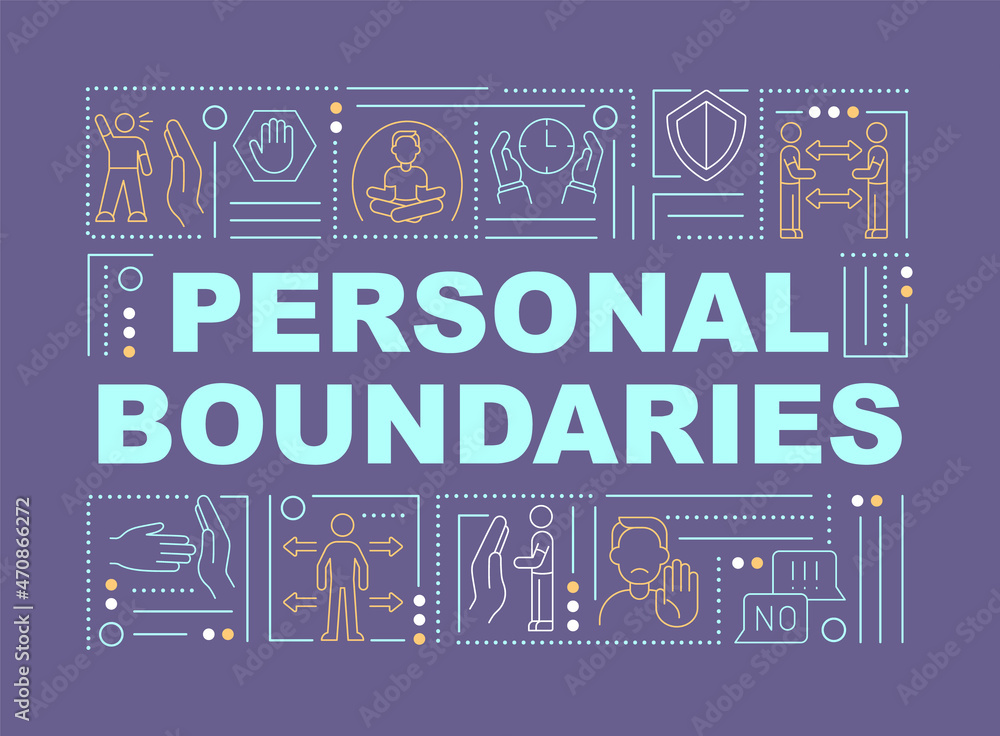Individual boundaries word concepts banner. Define restrictions ... Individual boundaries word concepts banner. Define restrictions ...