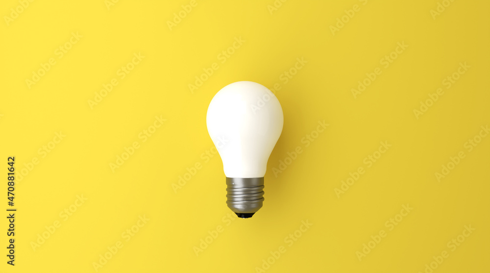old classic light bulb in front of background - 3D Illustration Stock ...