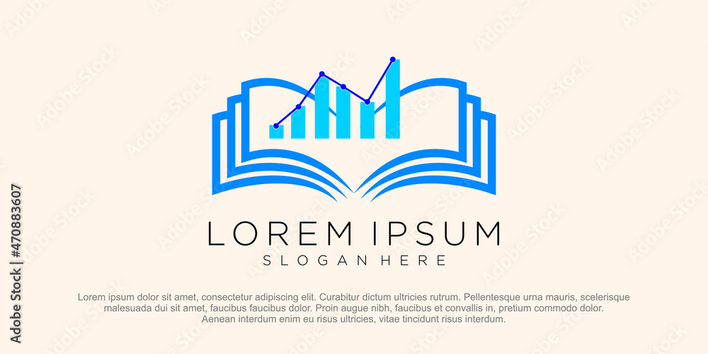 business book logo vector icon Stock Vector | Adobe Stock