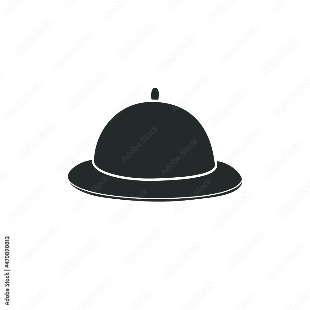 Restaurant Bell Icon Silhouette Illustration. Menu Vector Graphic ...