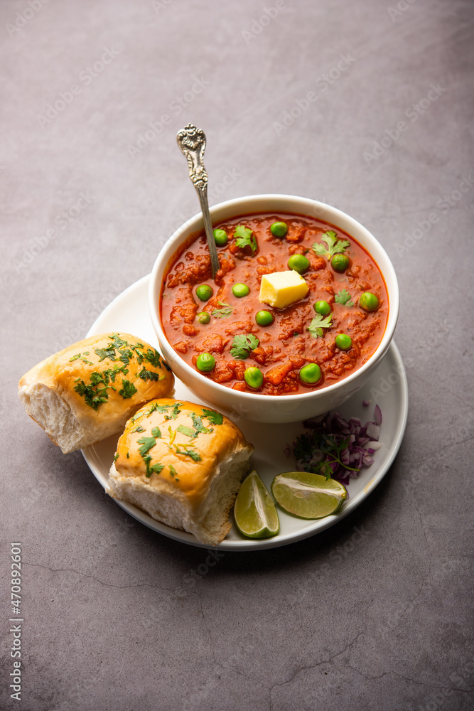Pav Bhaji Stock Photo | Adobe Stock