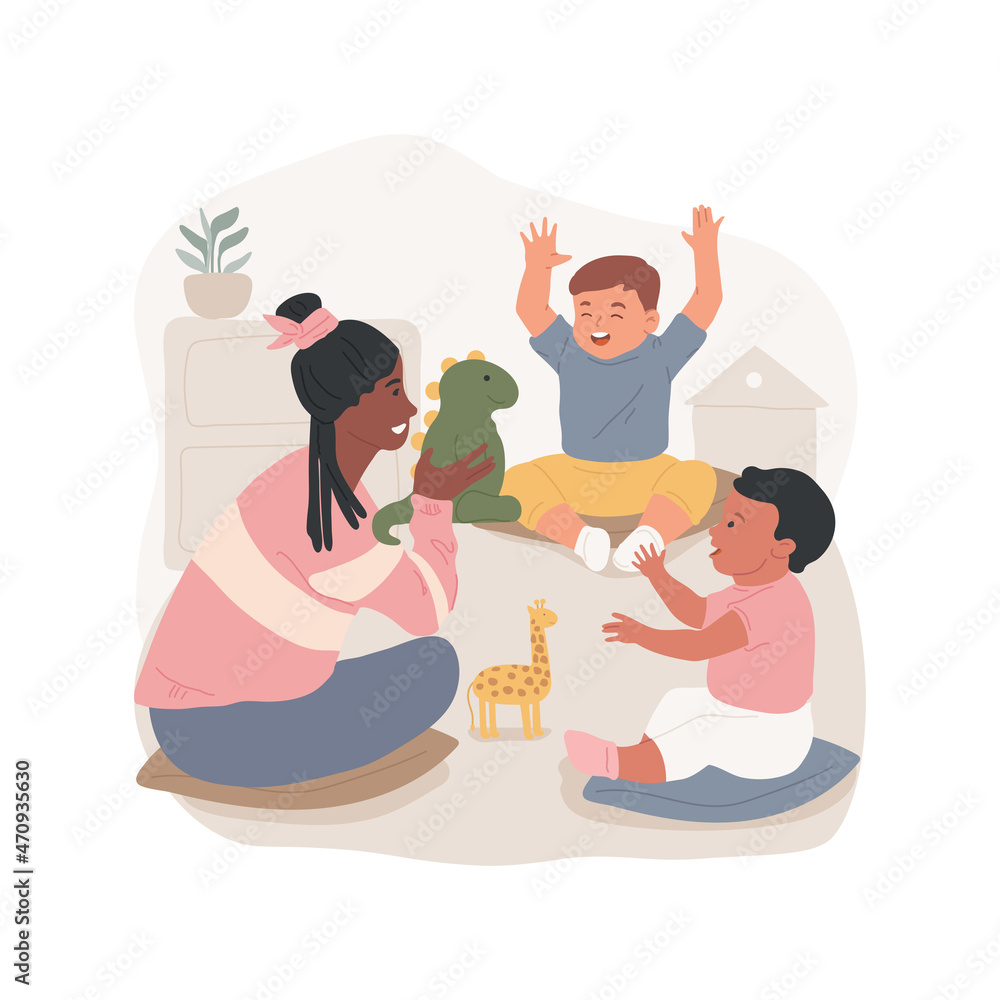 Express emotions isolated cartoon vector illustration. Baby express ...