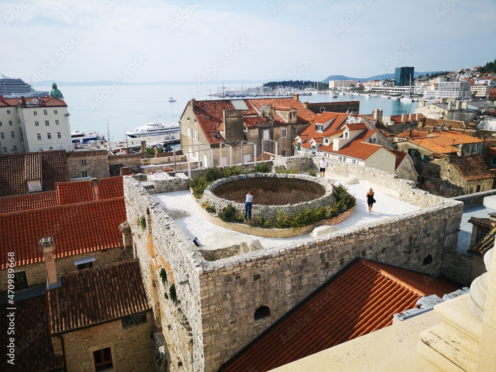 Split, Kroatien, Altstadt und Sehenswürdigkeiten Stock-Foto | Adobe Stock