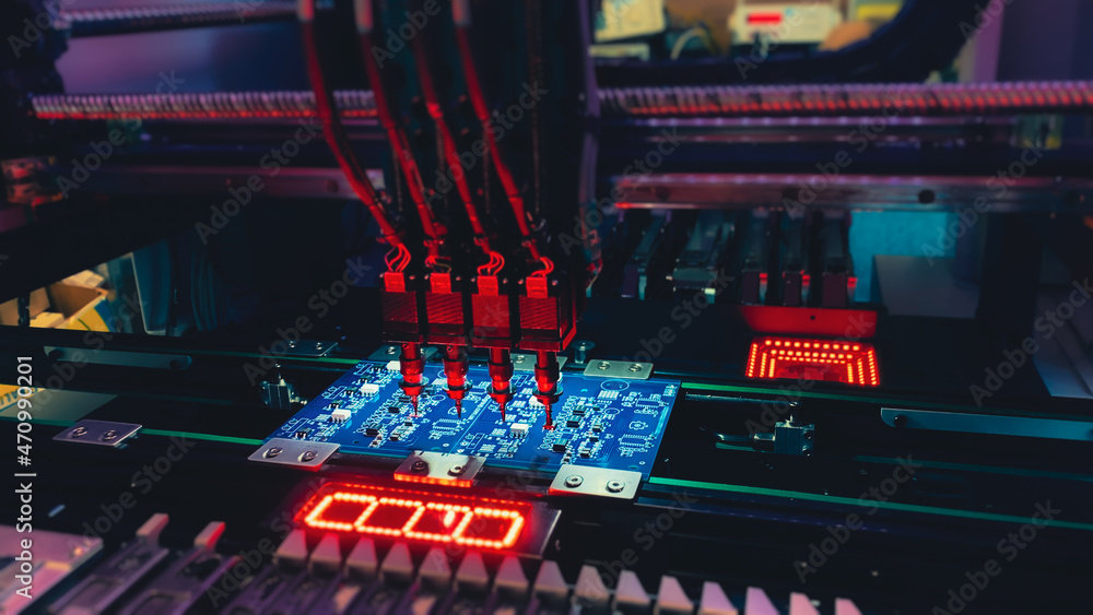 Production of modern computer smart chips with deep machine learning ...