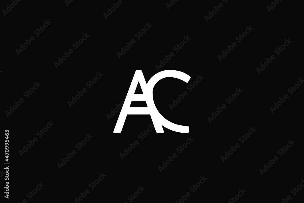 Special Unique Initial AC logo and CA logo design. AC Letter Minimal ...